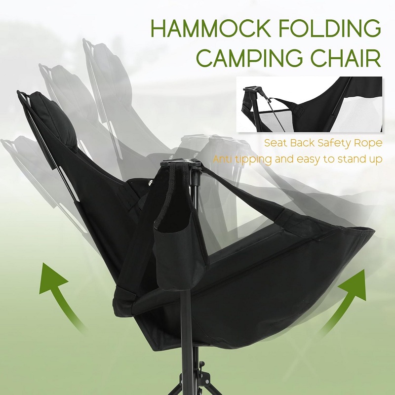 🔥lowest price🔥Camping Rocking Chair Cradle Aluminium Alloy Leisure ...
