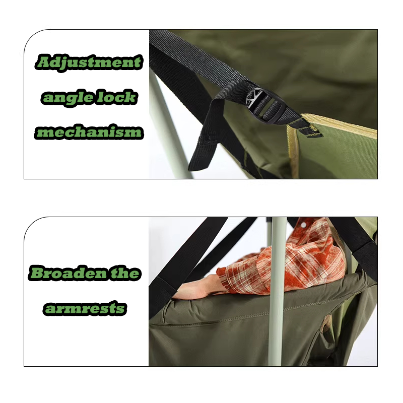 🔥lowest price🔥Camping Rocking Chair Cradle Aluminium Alloy Leisure ...