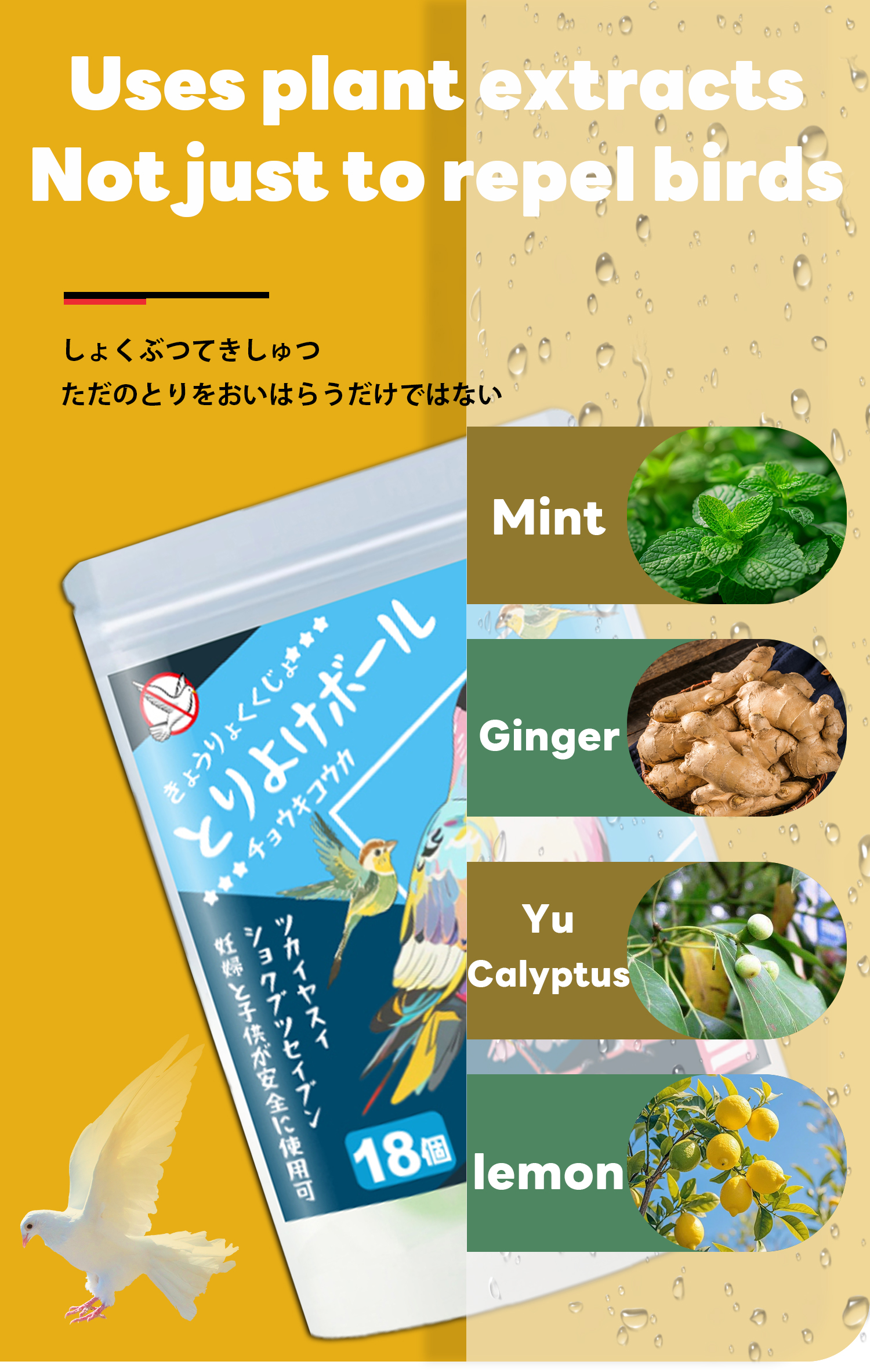 【Easily Drives Away Birds】ioo Bird repellent outdoor Penghalau burung ...