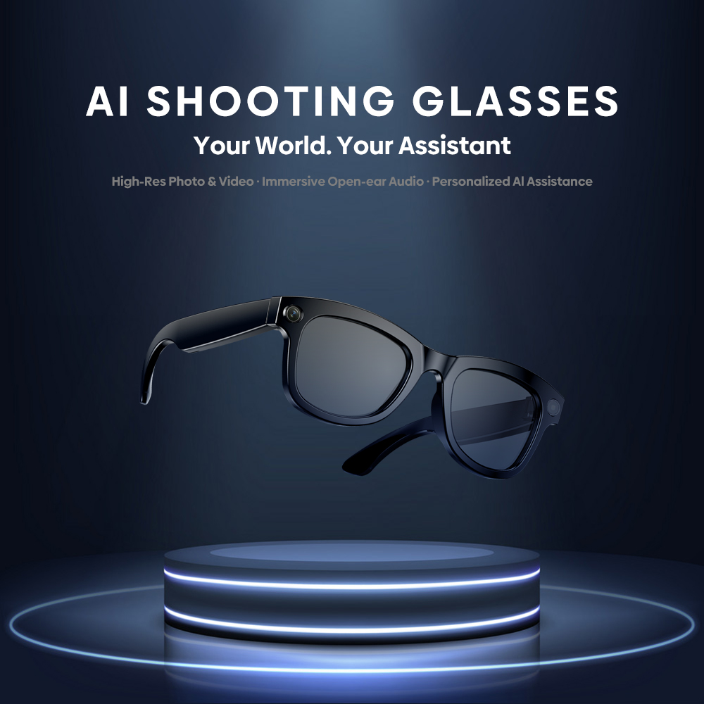 New Zeblaze AI Shooting Glasses High-Res Photo & Video Open-ear Audio ...