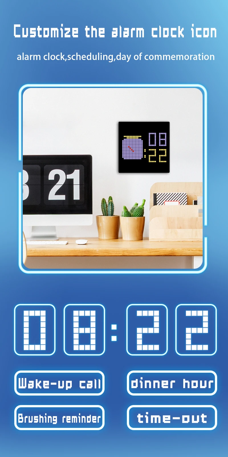 【GAMER EDITION】32x32 Smart LED Pixel Board - Wireless APP Design Gaming ...