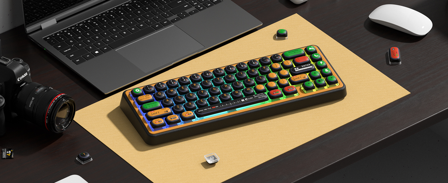 Womier Pudding Kawaii MOG Profile Dye Sublimation PBT Custom Keycaps ...