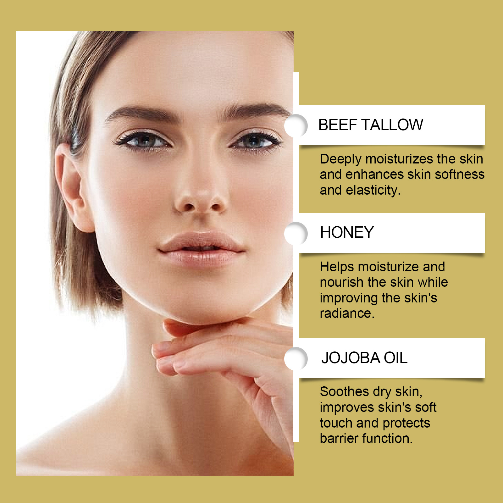 Beef Tallow for Skin, Beef Tallow for Face, Beef Tallow and Honey Balm ...