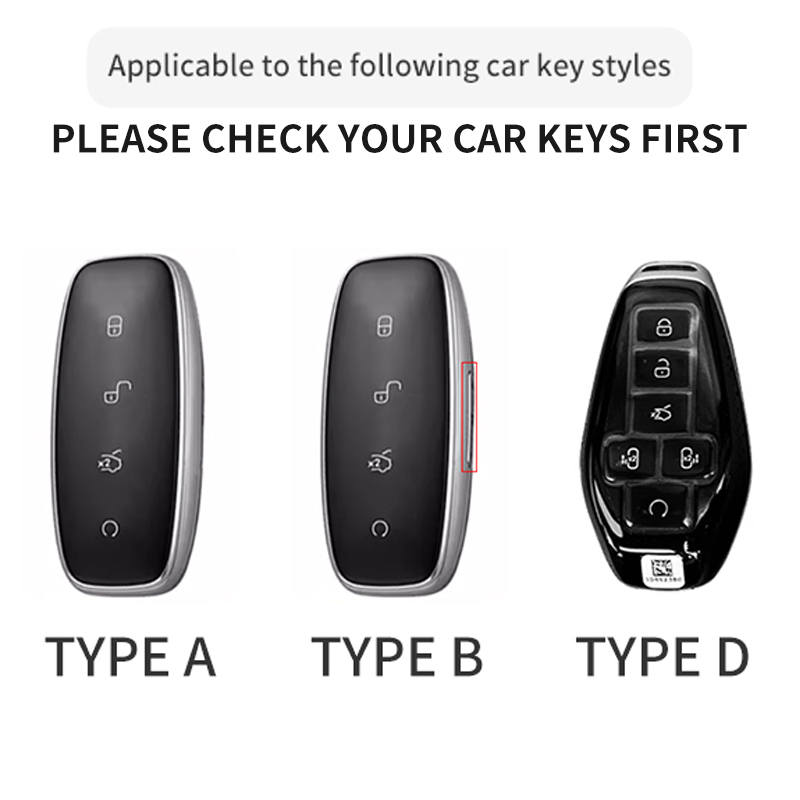 DENZA D9 EV 2024-2025 Car Key Cover Key Fob BYD DENZA EV leather key ...
