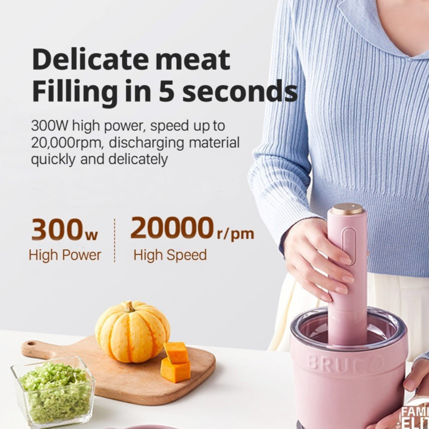 BRUNO Ceramics Meat Grinder Blender Chopper Food Processor Blender Dry ...