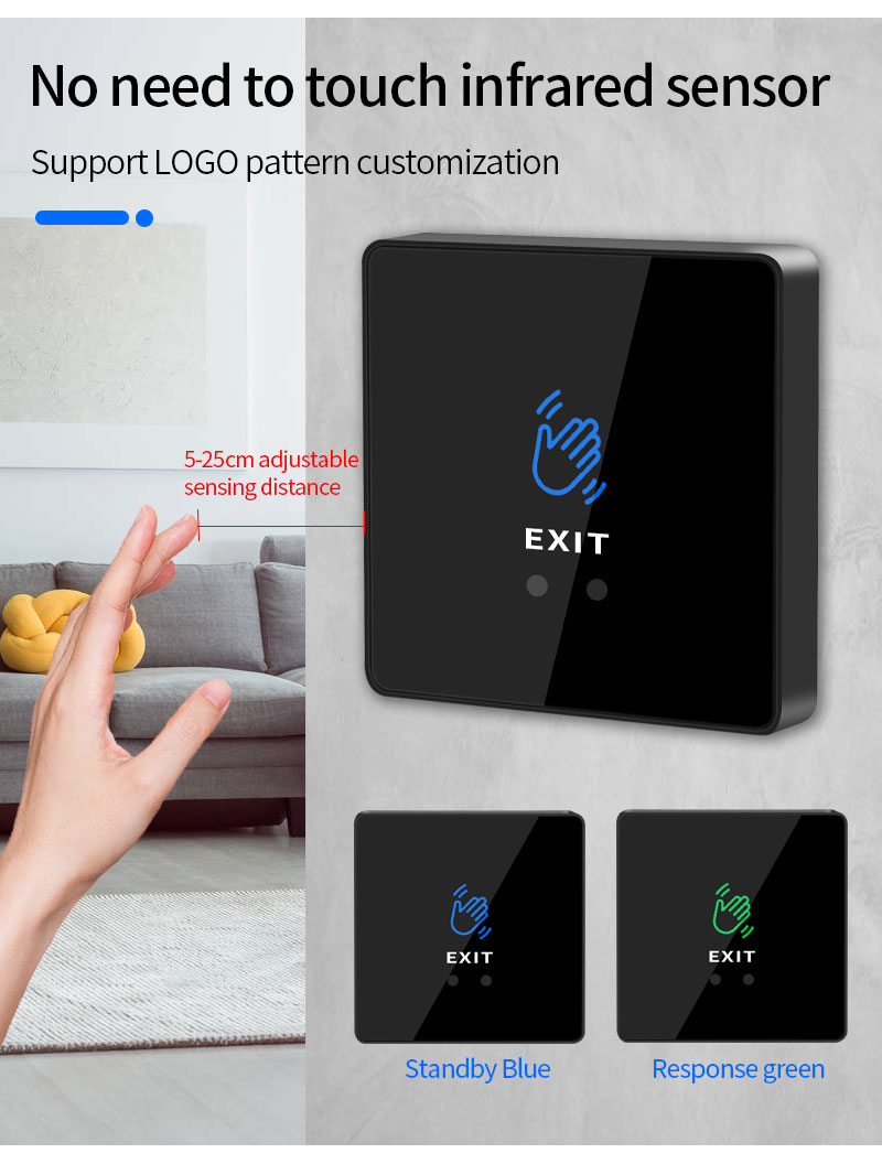 Surface Infrared Sensor Switch No Touch Contactless Switches Wave to ...