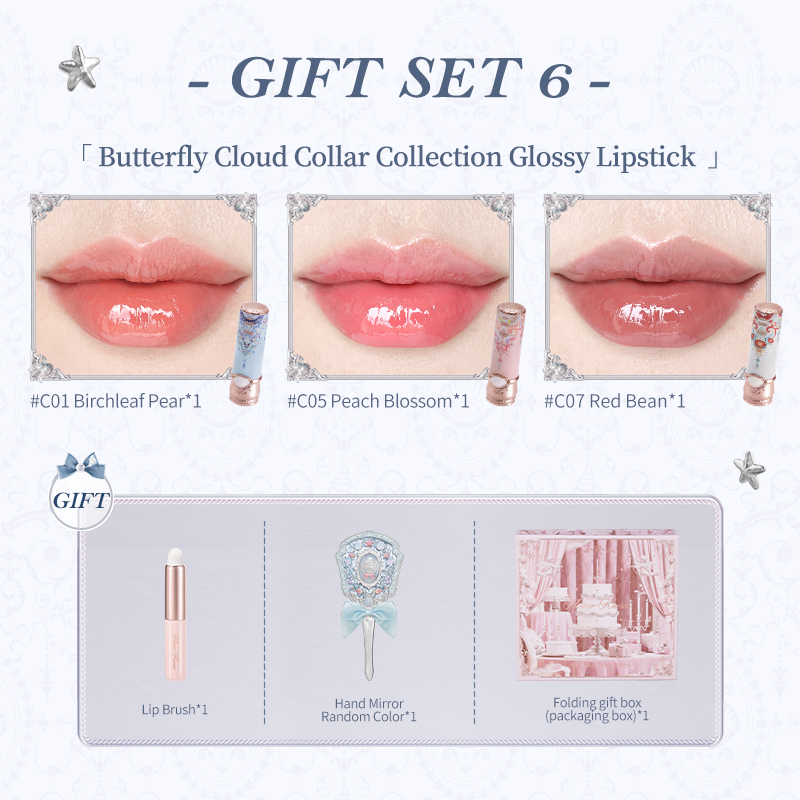 Flower Knows Shell's Jewel/Strawberry Cupid/Butterfly Cloud Collar ...