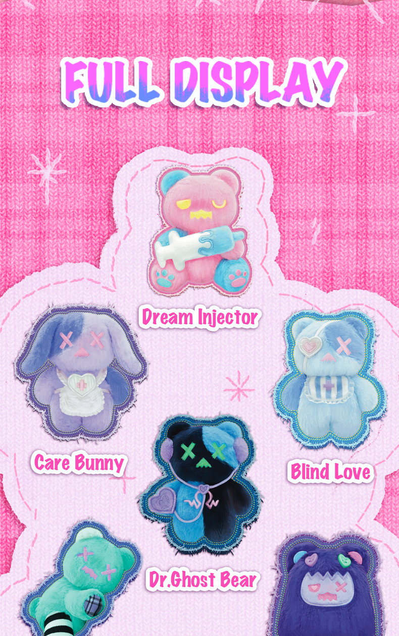 FINDING UNICORN ShinWoo Ragbear Clinic Series Plush Blind Box（Whole Set ...