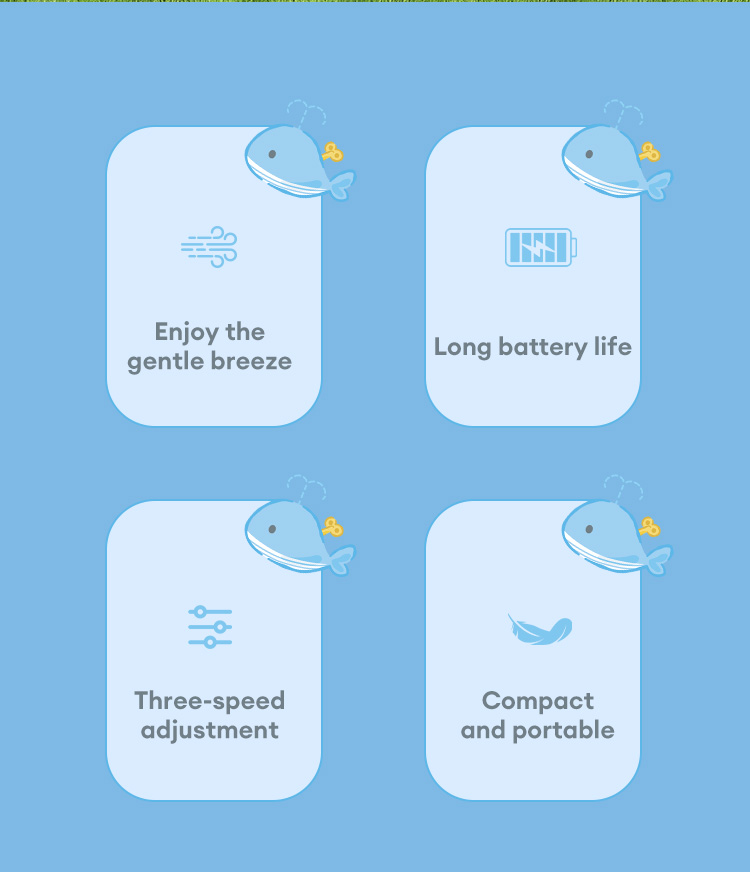 Disney K38 Rechargeable Desktop Fan Compact And Portable With Three Levels Of wind Power ...