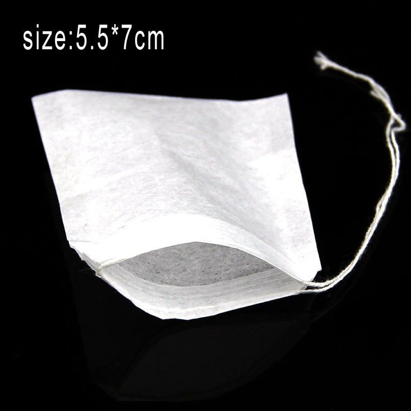 50 Pcs Disposa ble Filter Bags For Tea Inf user Food Grade Non-woven ...