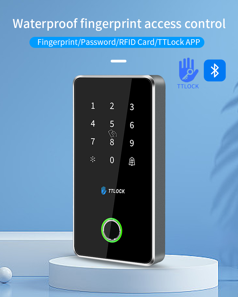 IP67 Waterproof Biometric Access Control System Bluetooth Fingerprint ...