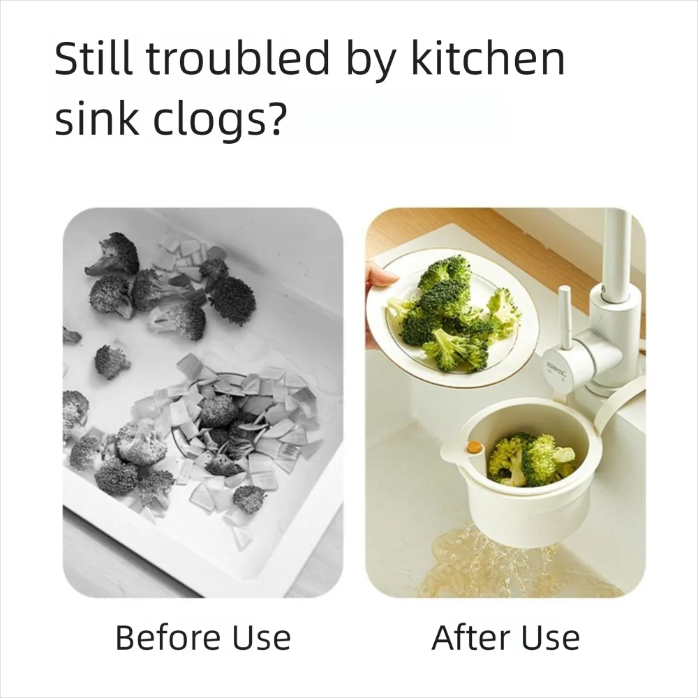 🔥2Day Delivery🔥 Sink Strainer Basket Faucet Hanging Drainage Bowl ...