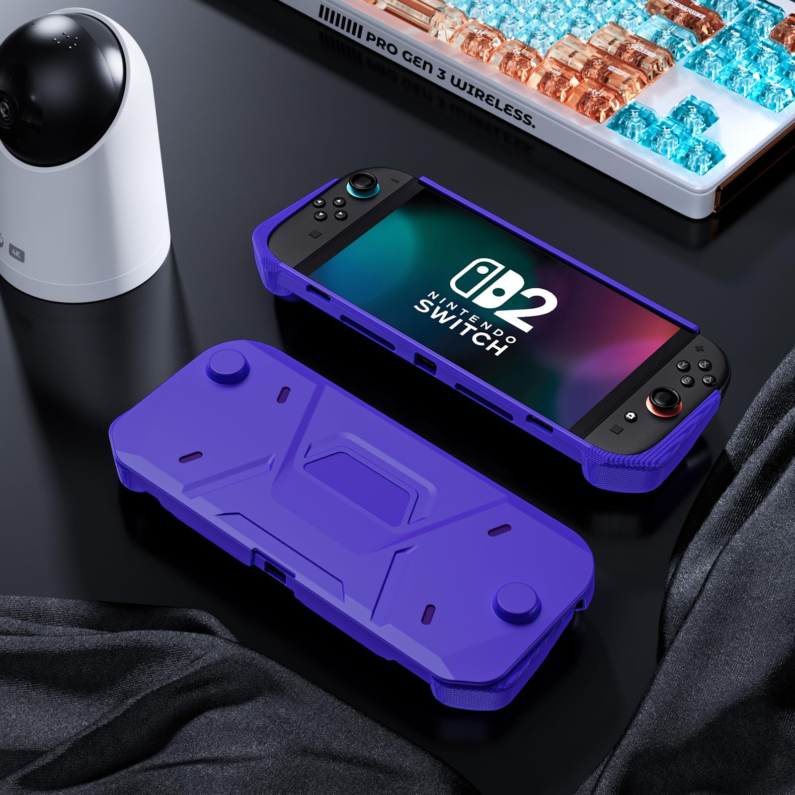 Protective Case for Nintendo Switch 2 (2025 Model), Hard PC Front Cover ...