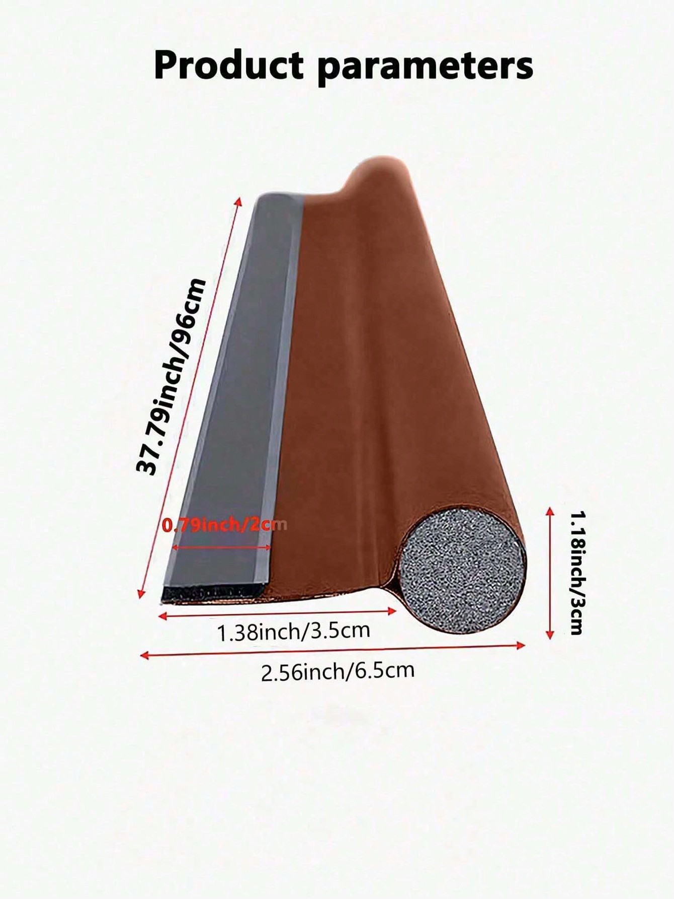 1Pc No Car Seams Velcro Windscreen Dust Strip Anti-Dust Doorstop ...