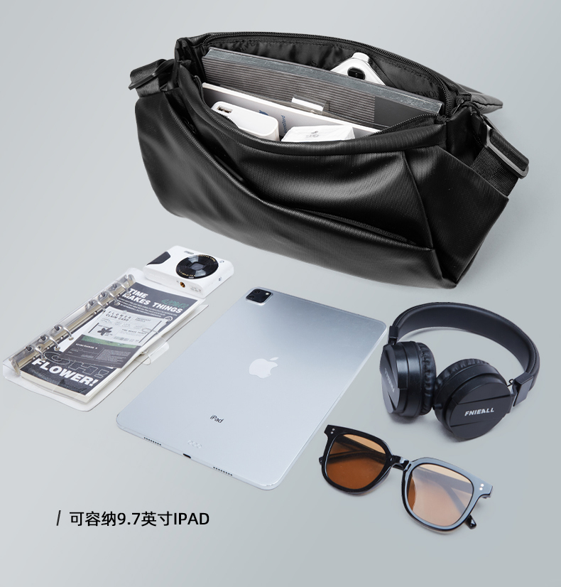 SEPTWOLVES Multi-Functional One-Shoulder Men Messenger Bag | Shopee ...