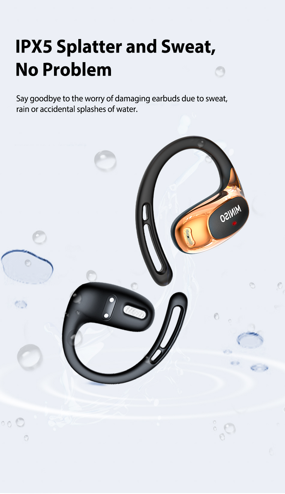 MINISO MS202 AI Translator Earbud Wireless Earphone Bluetooth 6.0 Smart ...