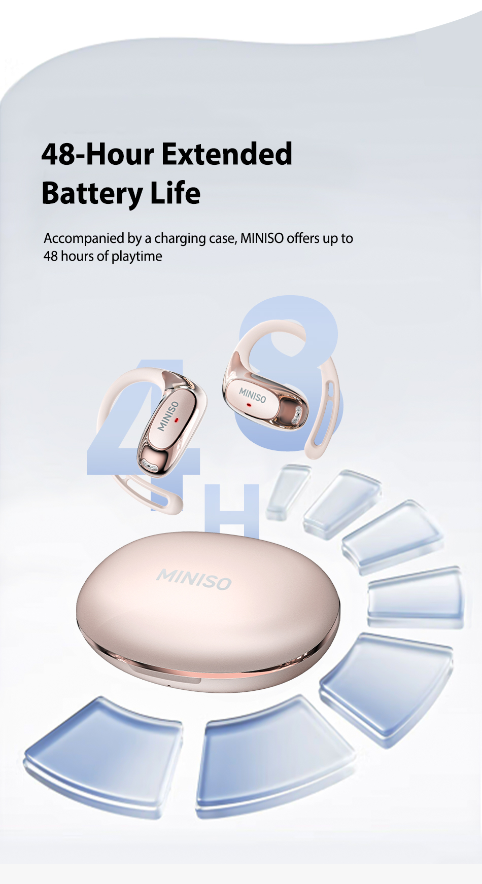 MINISO MS202 AI Translator Earbud Wireless Earphone Bluetooth 6.0 Smart ...