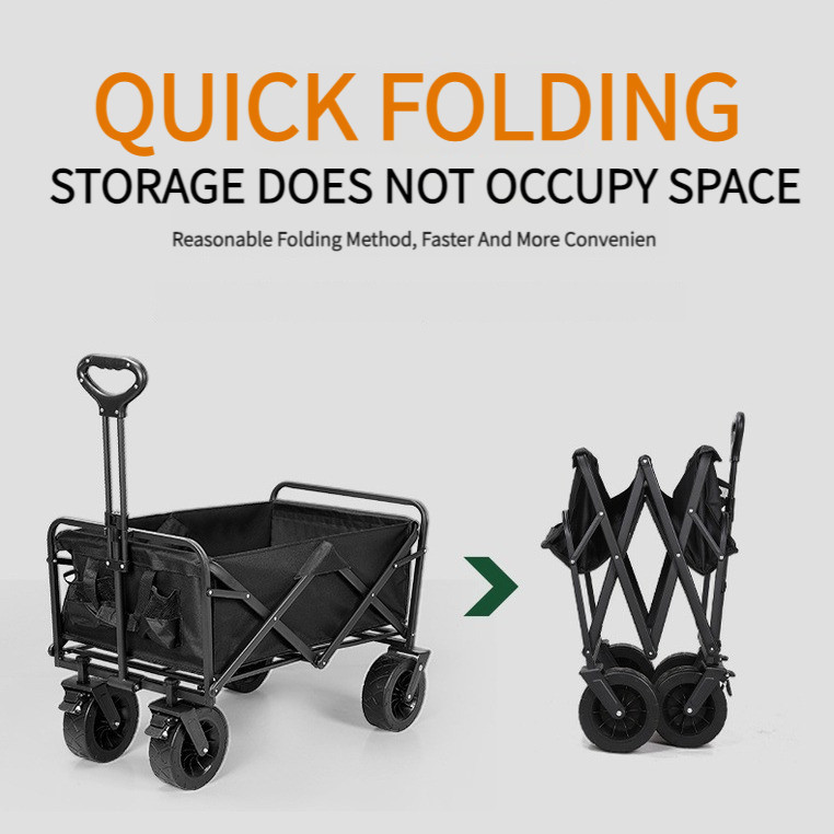 【Landscape Walker】250L Outdoor Trolley Wagon Folding Wagon Tool Truck ...