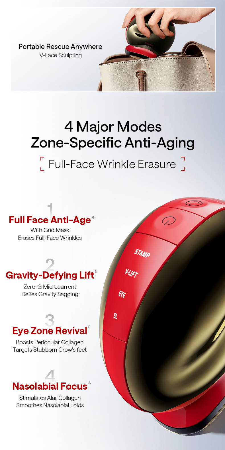 Jmoon M30 Max Home Use Beauty Device Collagen Glow Booster Skin Care ...