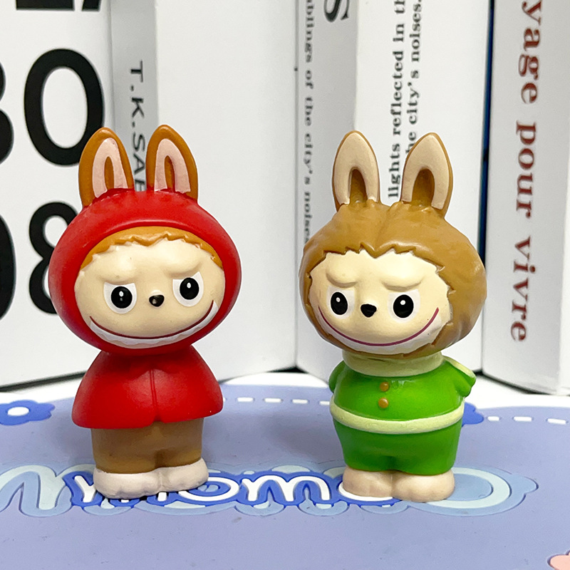 6Pcs/Set 6-8cm POP MART LABUBU The Monsters POP Labubu Fairy Tales ...
