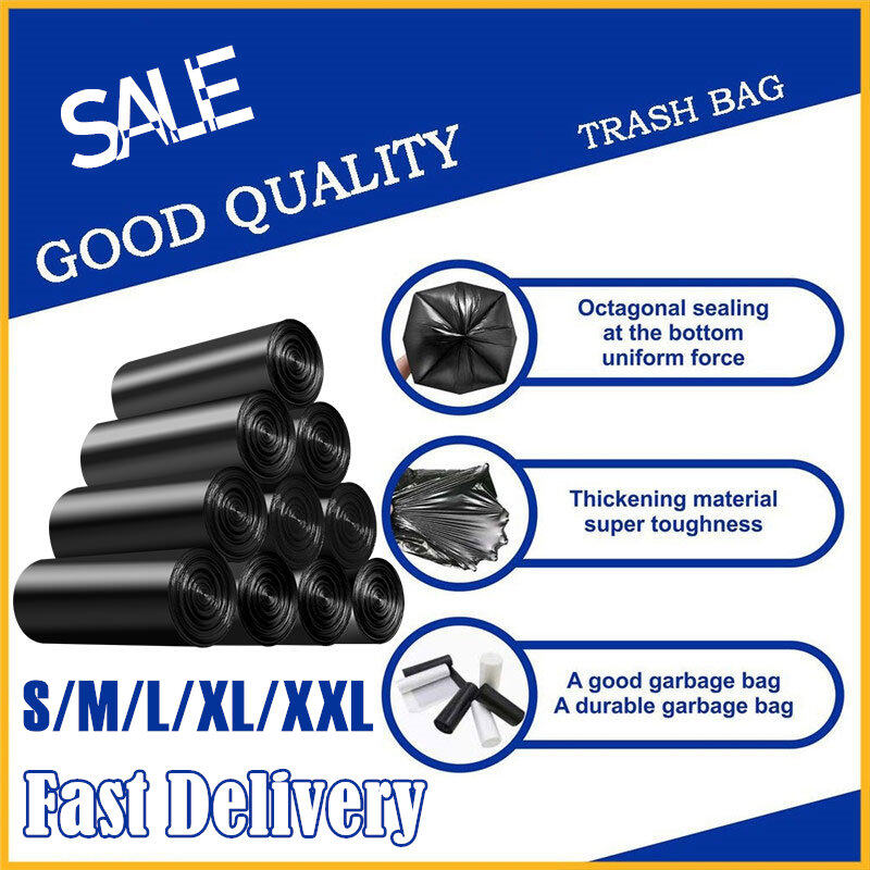 S/M/L/XL/XXL垃圾袋/High Gravity Trash Bag Large Makapal/Thicken Kitchen ...