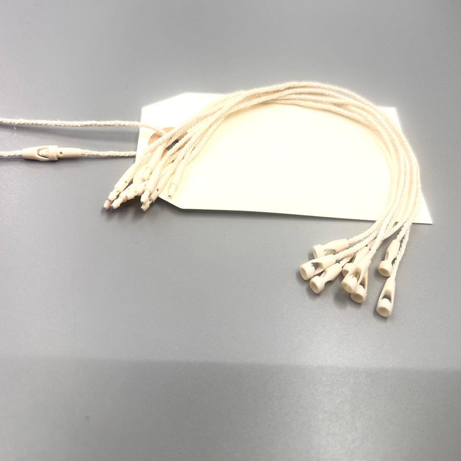 Cotton 100PCS Gift Clothing Price Tag String Hang Tag String Seal Snap ...