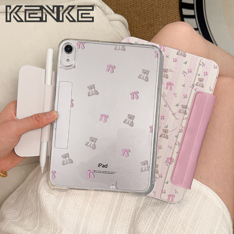 kenke ipad case Detachable tablet case, magnetic pencil pouch for ipad ...