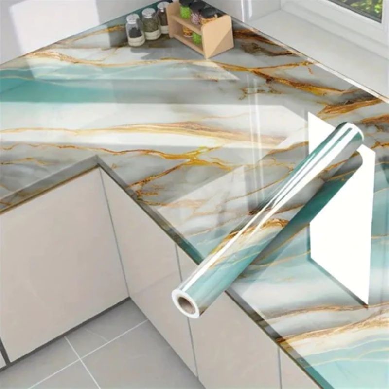 1.2x3m wallpaper Flexi Marble Sheet Imitation Ceramic wall sticker ...