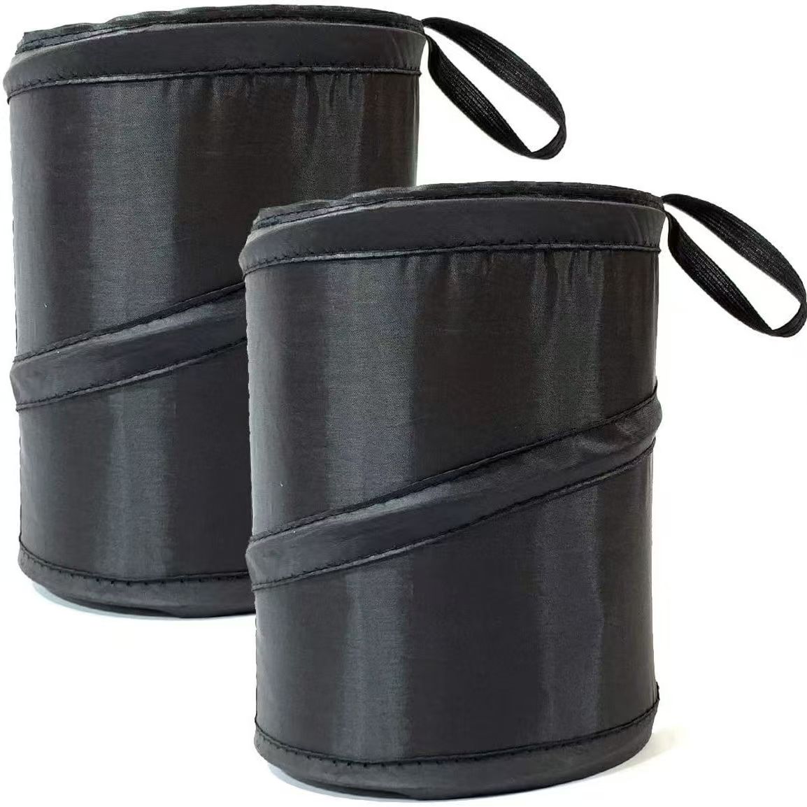 Foldable Car Trash Can Pop-Up Multifunctional Storage Auto Waste Bin ...