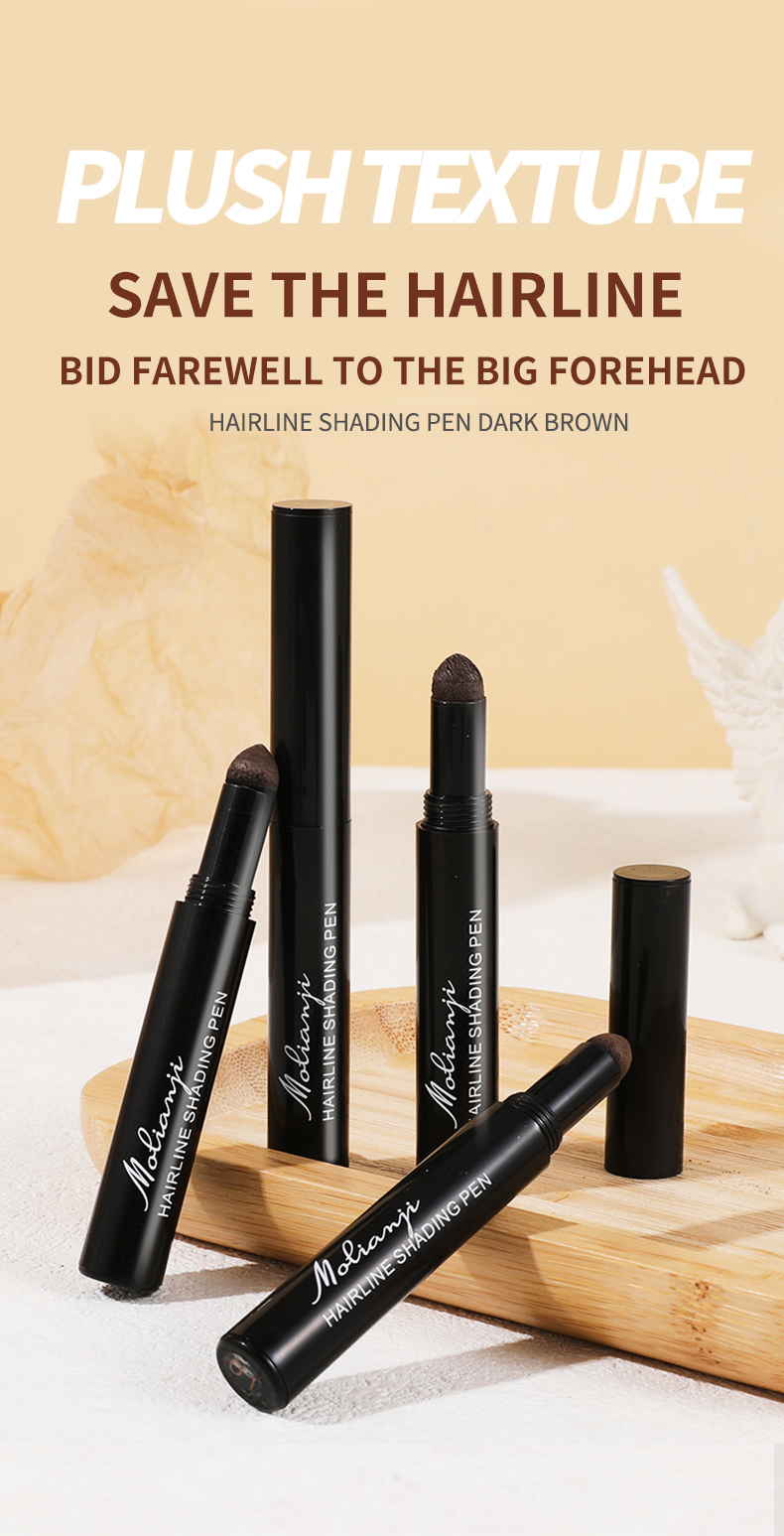 Instant Hairline Fixer - Waterproof concealer pencil with shadow powder ...
