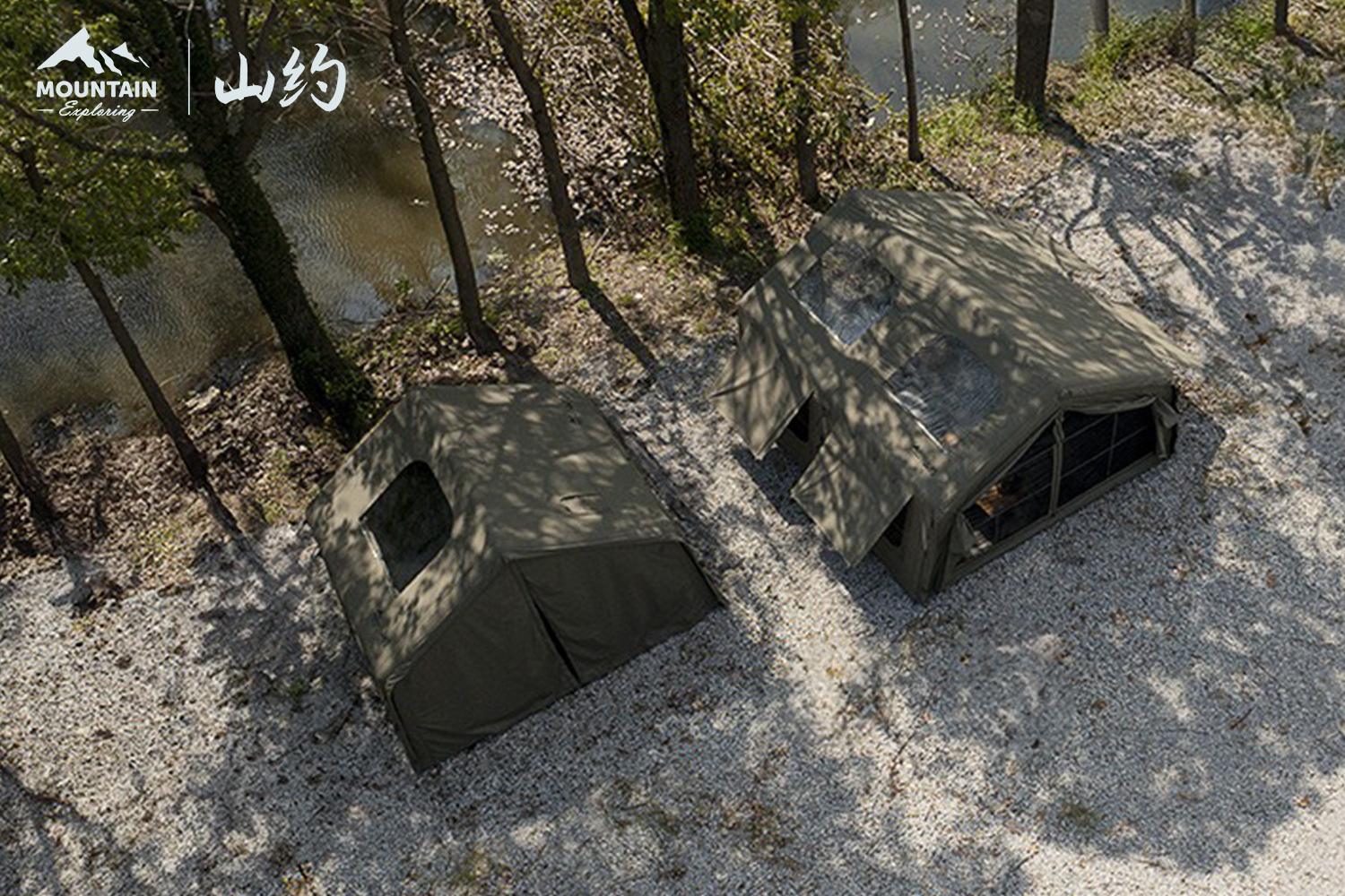 Mountain Inflatable Tent Family Tent Luxury Tent Large Space Tactical ...