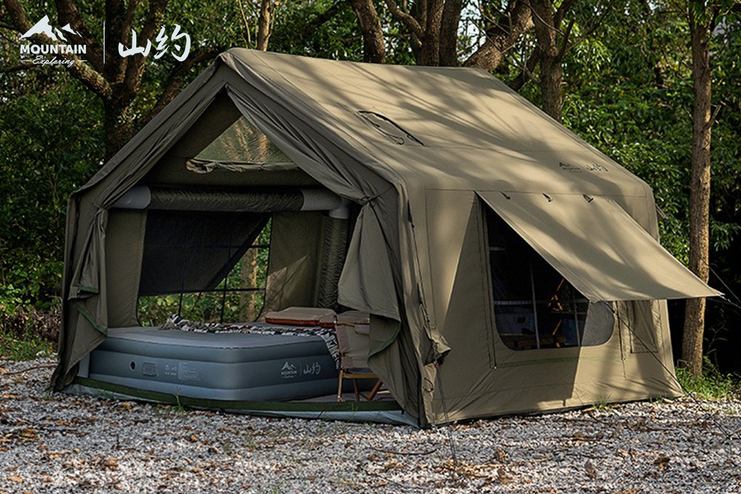 Mountain Inflatable Tent Family Tent Luxury Tent Large Space Tactical ...