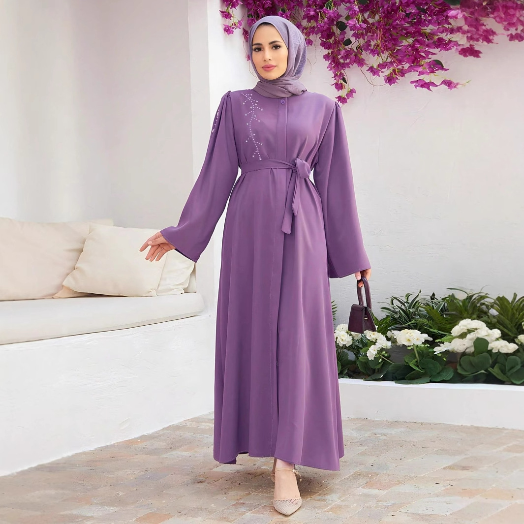 GDTIMA Baju Raya NEW Jubah Muslimah Abaya Dress Kaftan Arabic Ironless ...