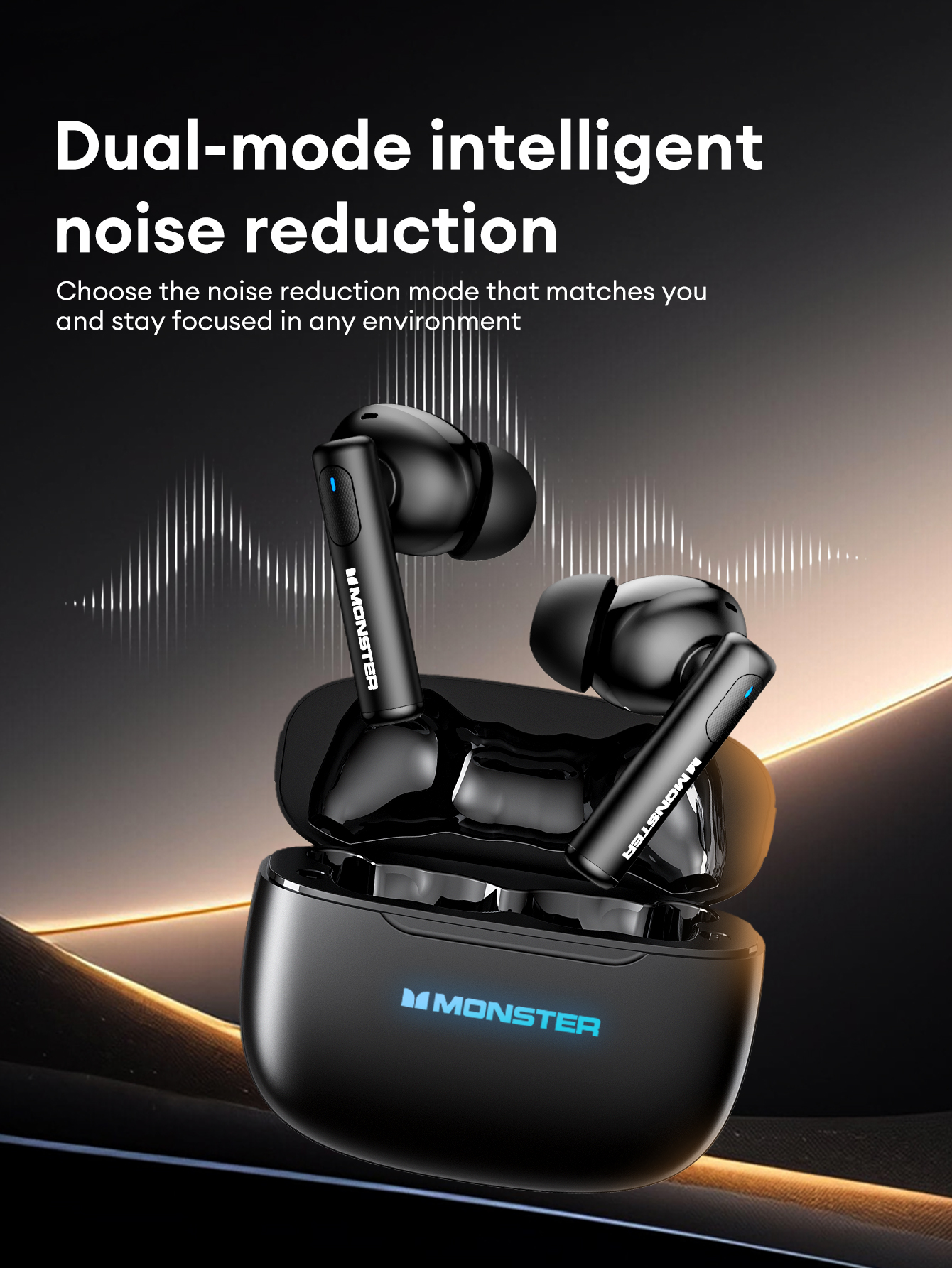 Monster XKT26 Bluetooth Earphone Stereo Sound HD Call Long life ...