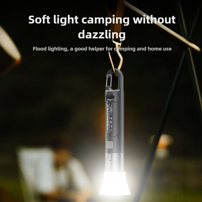 SMILING SHARK Mini LED Flashlight Super Bright 3 Modes Foldable COB ...
