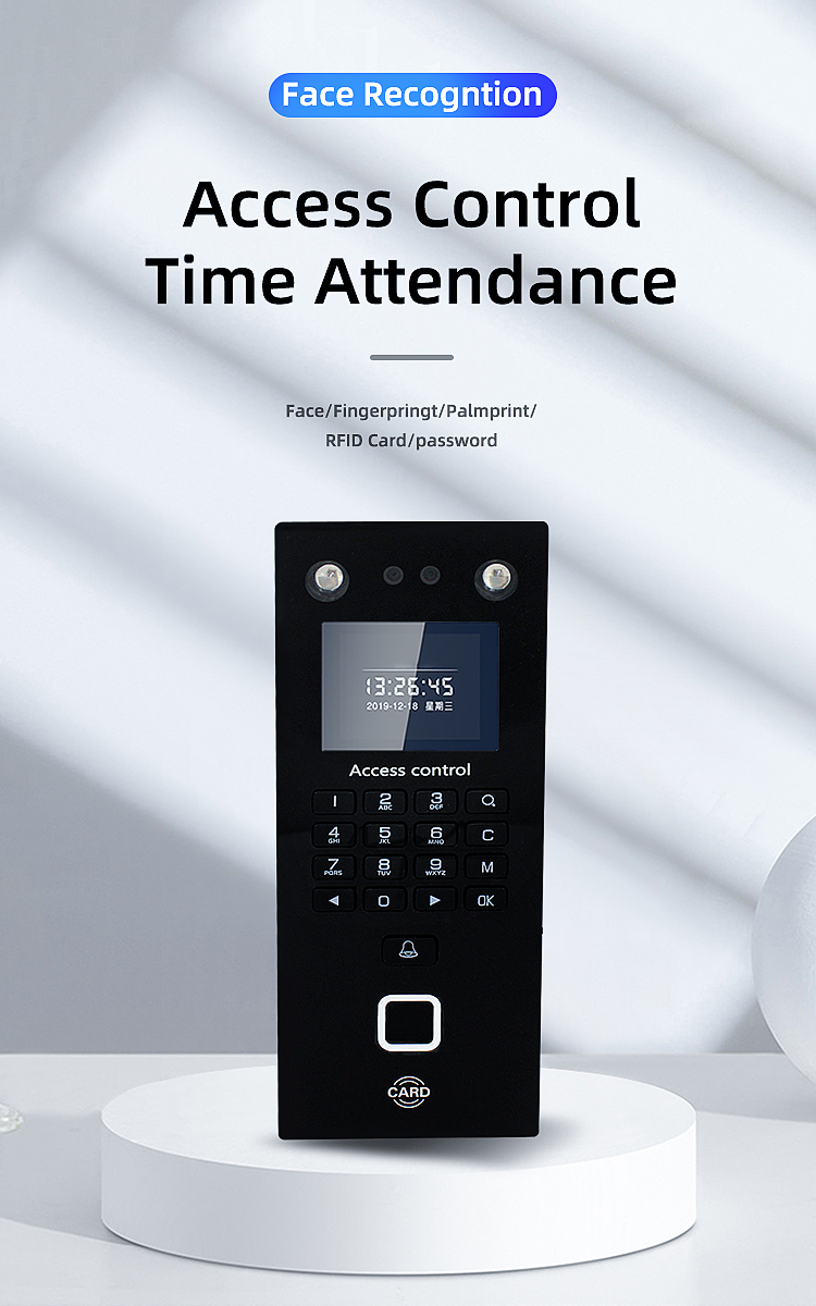 Face Recognition Door Access Control System Fingerprint Face Time ...