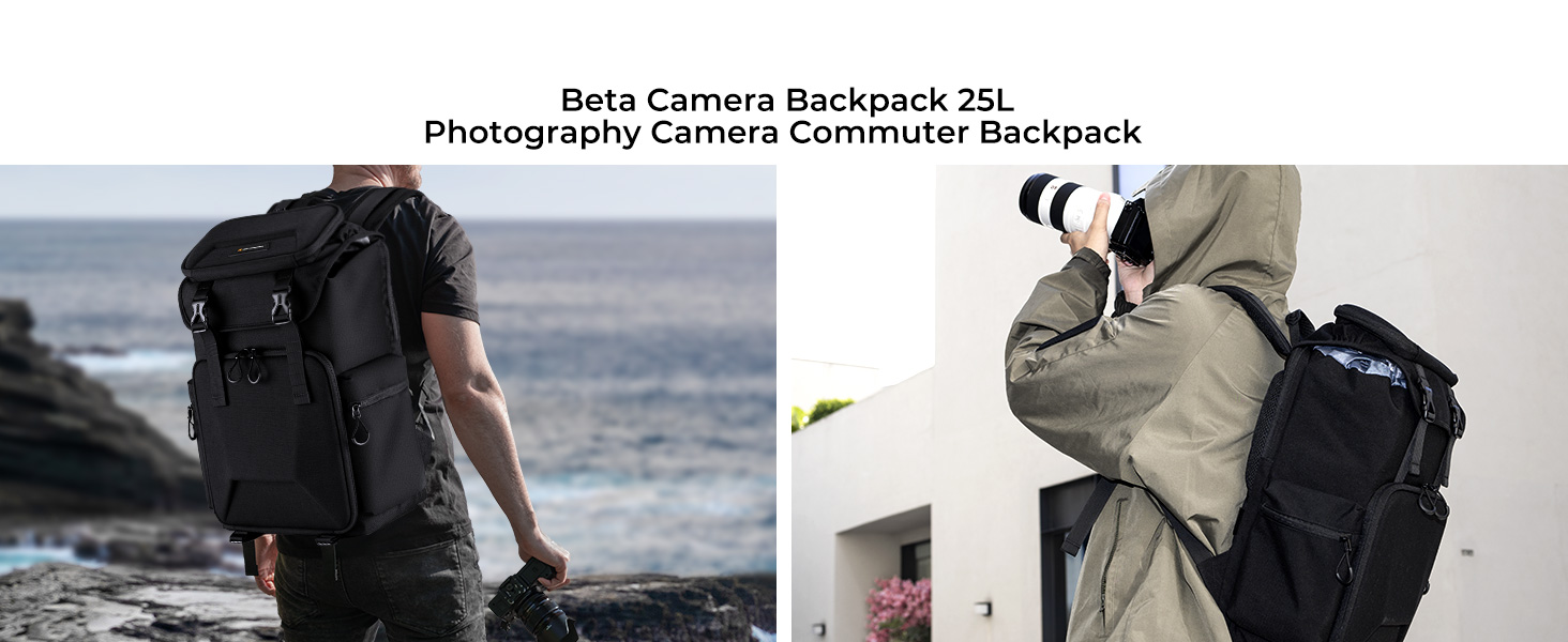 K&F Concept Camera Backpack Hard Shell Camera Bag Large Capacity ...