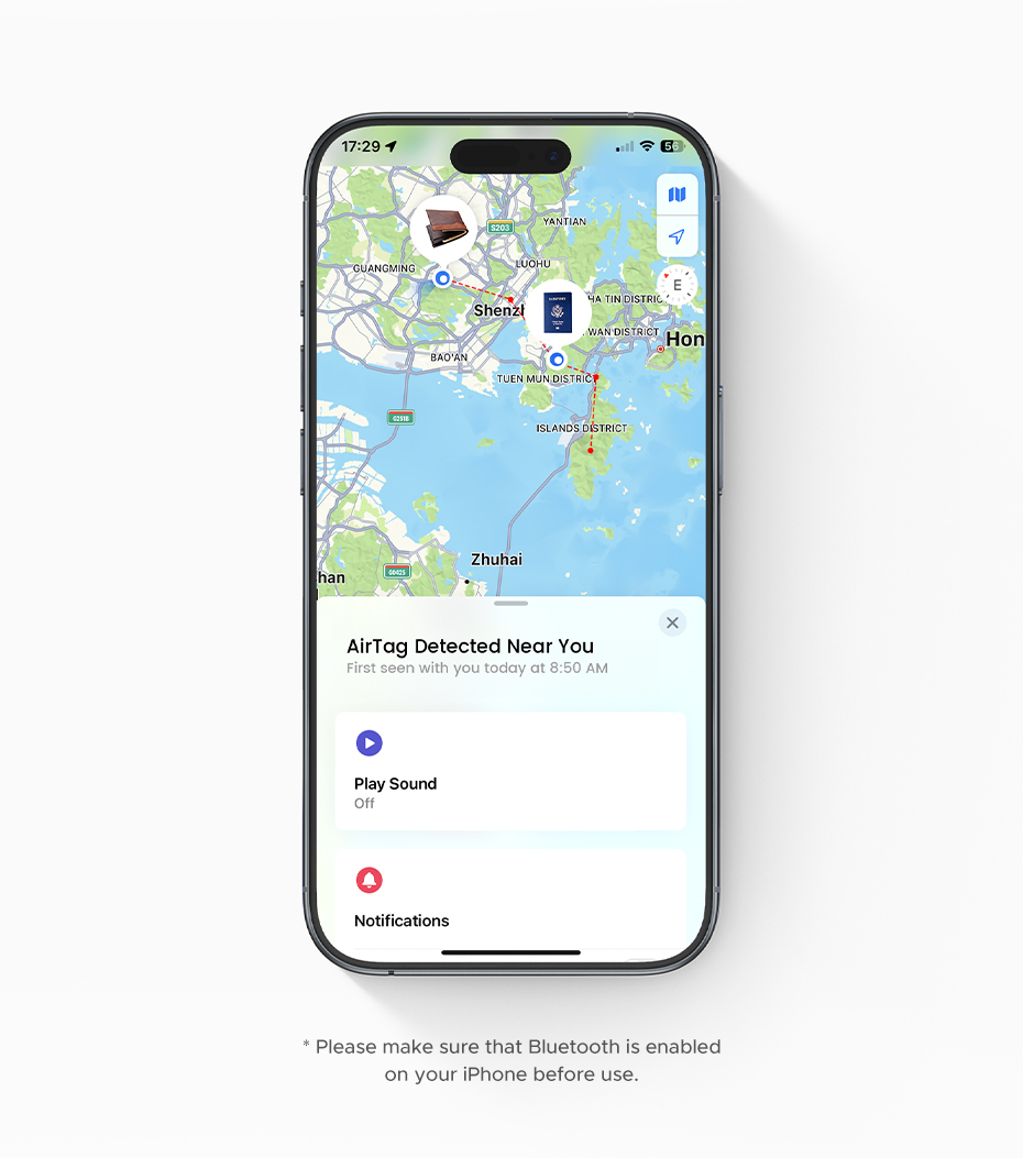 UGREEN Smart Tag Smart Locator Anti Lost Bluetooth5.0 Finder tracker ...