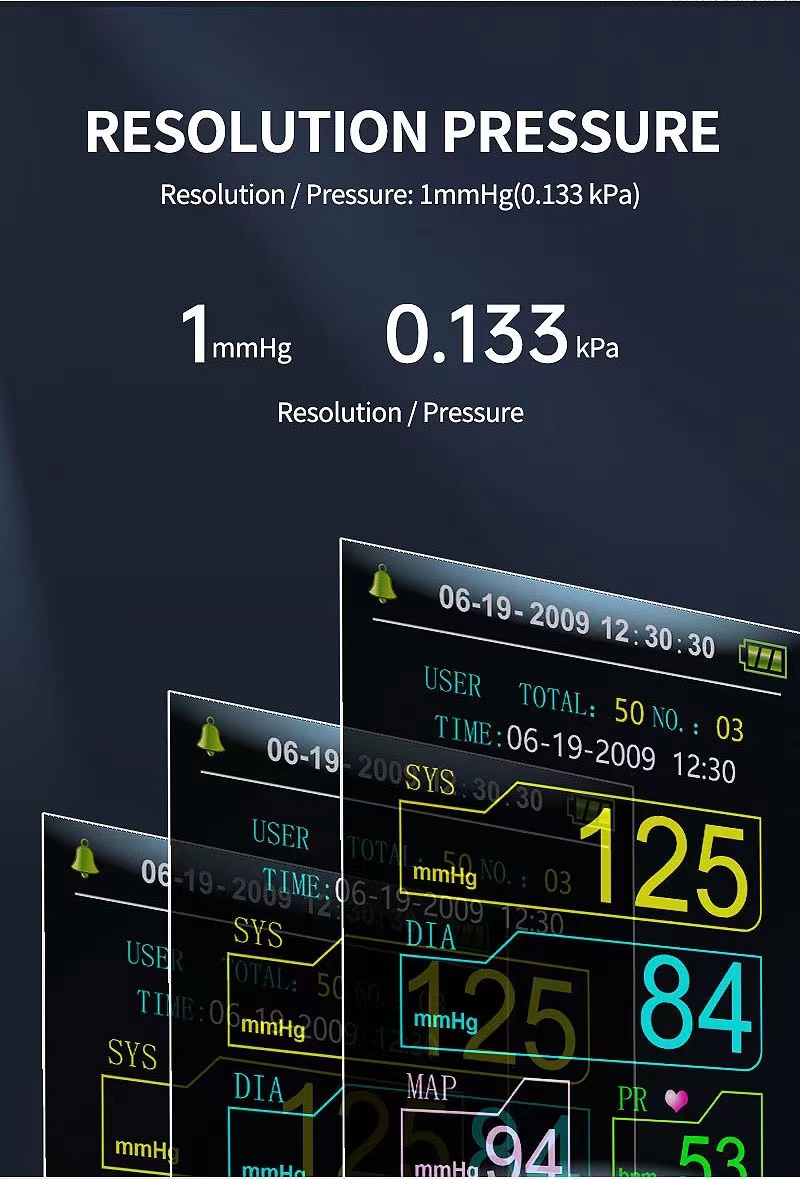 CONTEC08A-VET use Electronic Sphygmomanometer Digital Blood Pressure ...