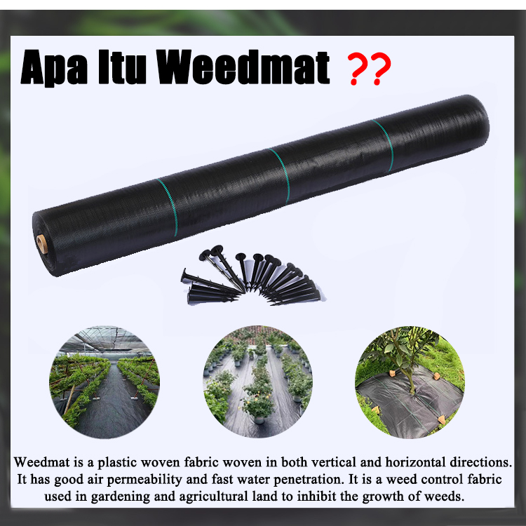 Weedmat Thickened 5M/10M Weed Control Mat Landscape Fabric Durable ...