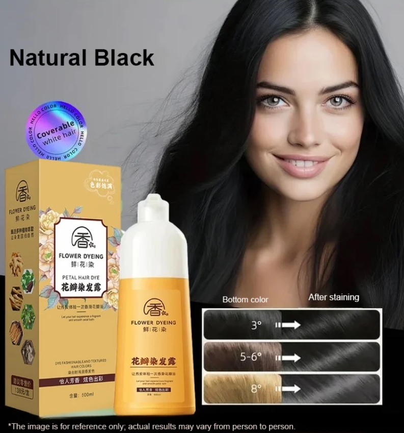 ⚡24H Shipping⚡温和配方花瓣染发露Gentle Formula Petal Hair Color Lotion/ Bubble ...