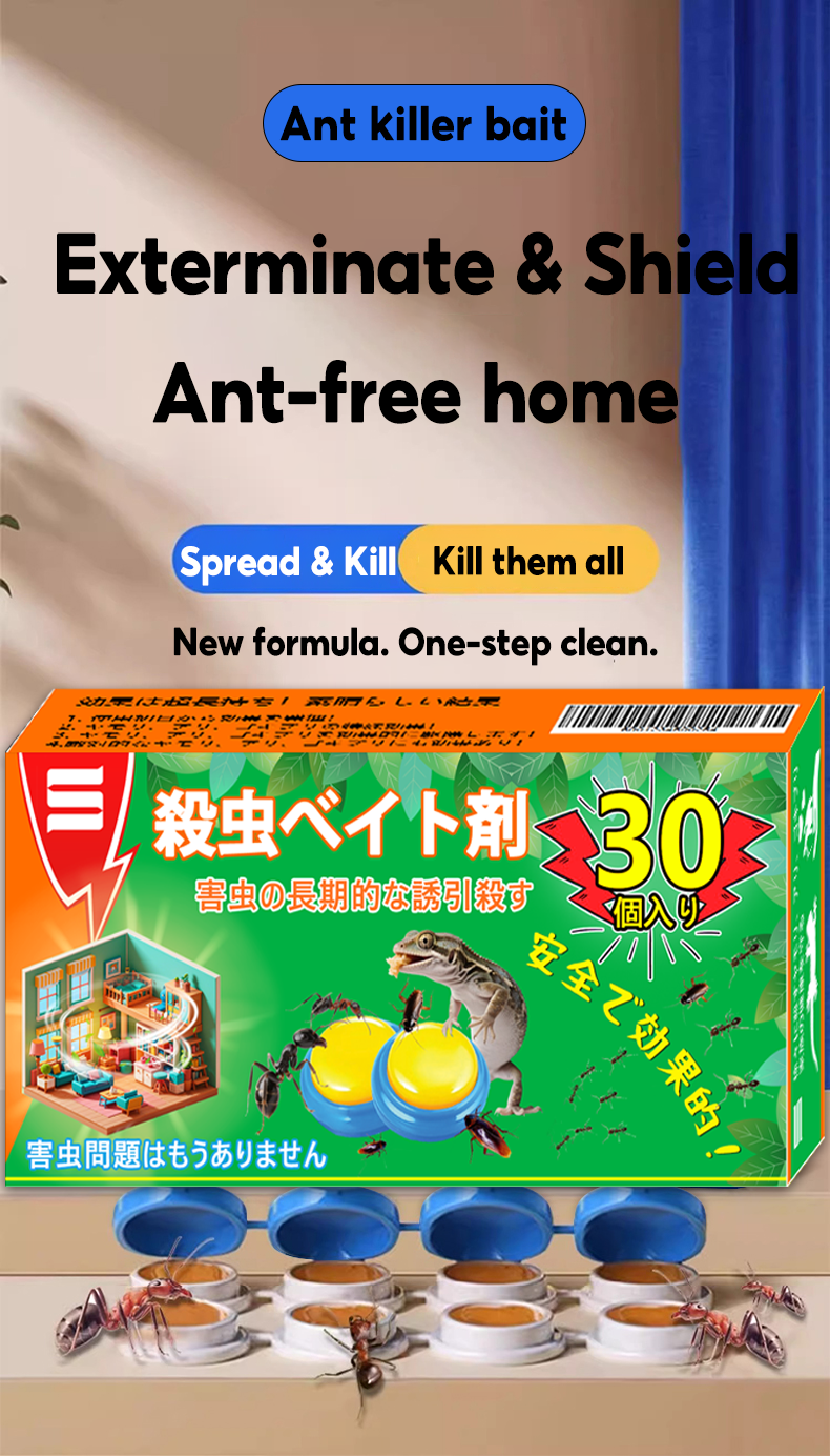 【All ants died in 30s】ioo Ant bait killer Ant poison Ant killer Ant ...