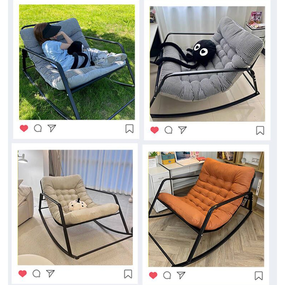 COD leisure rocking chair, double family lounge chair, double-sided ...