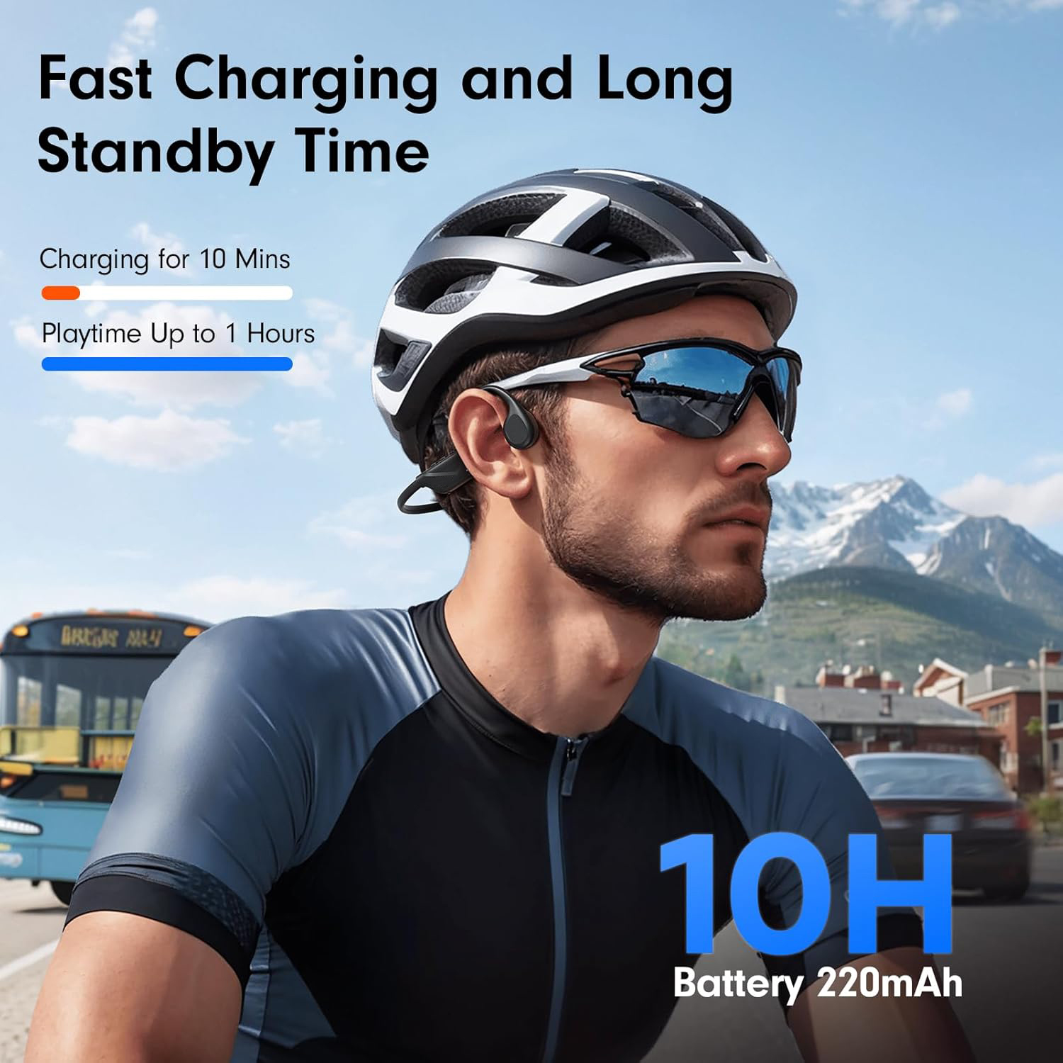 X1 Wireless Bluetooth Headphones: Bone Conduction, Noise-cancelling ...