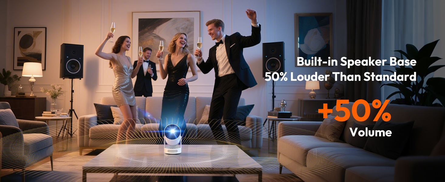 XGODY HY300 Gimbal 3S 4K Full HD 1080P 10000 Lumens Android 11 Mini ...