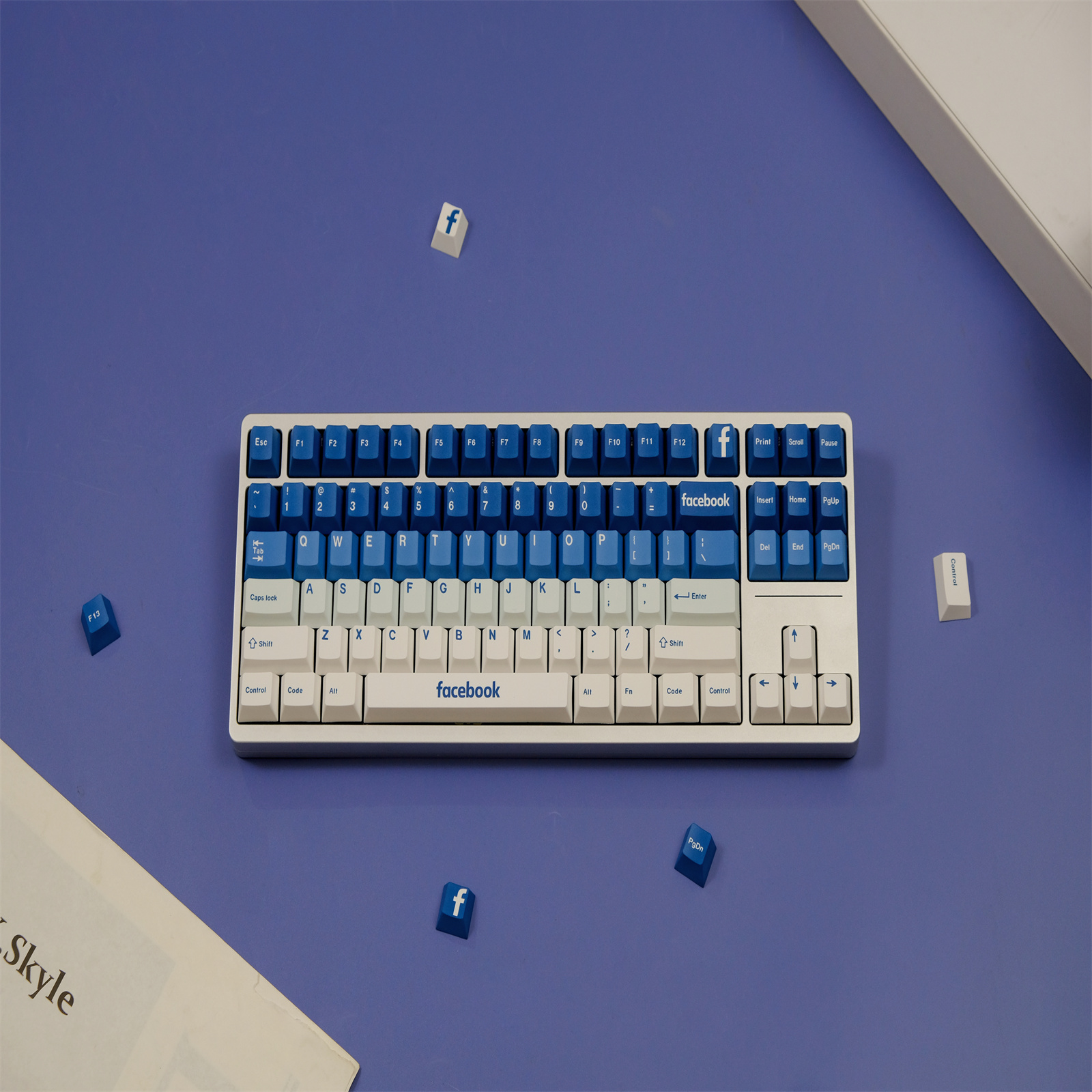 Facebook Keycaps 151 Key PBT Material Cherry Profile for CHERRY MX ...