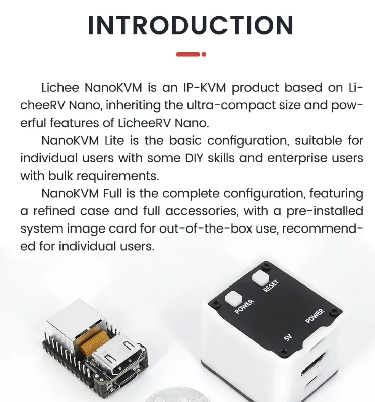 Sipeed NanoKVM PiKVM Mini Remote Control Operation And Maintenance ...