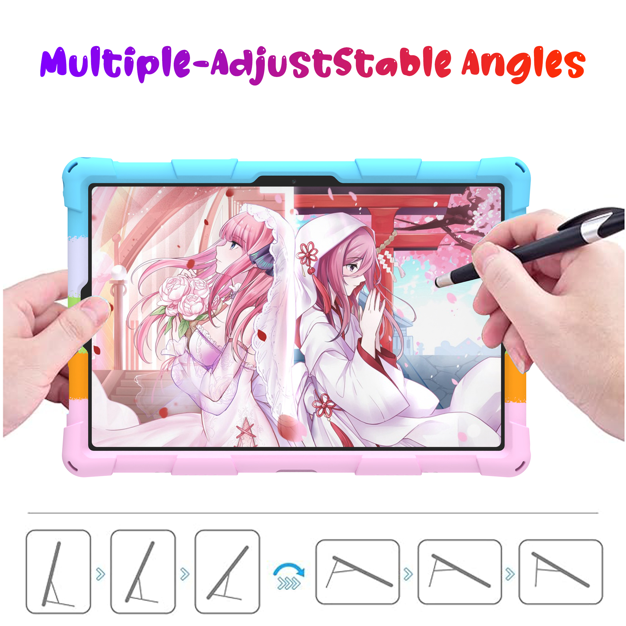 For Galaxy Tab X95 X95 Pro 10.8'' 2024 5G Soft Silicone Case Android ...