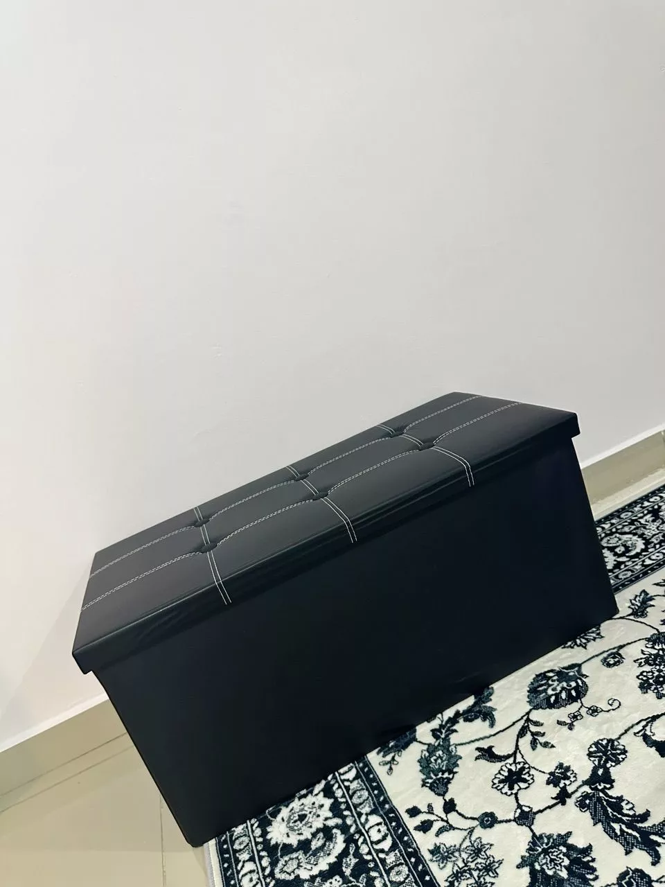【𝟐-𝟑 𝐝𝐚𝐲𝐬 𝐝𝐞𝐥𝐢𝐯𝐞𝐫𝐲】Storage Sofa Stool 2 In 1 𝟳𝟲𝗖𝗠 Leather Large ...