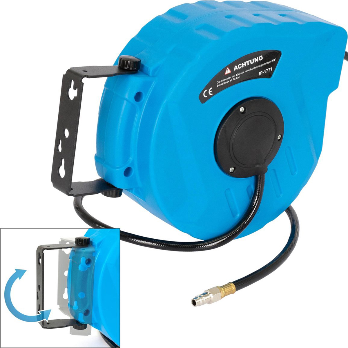 Retractable Air Hose Reel 10M/15M/20M Hose Reel Wall Mount Air Hose ...